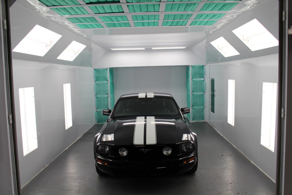 Powder coating offers brilliant white booths! : Paint-Booths.com