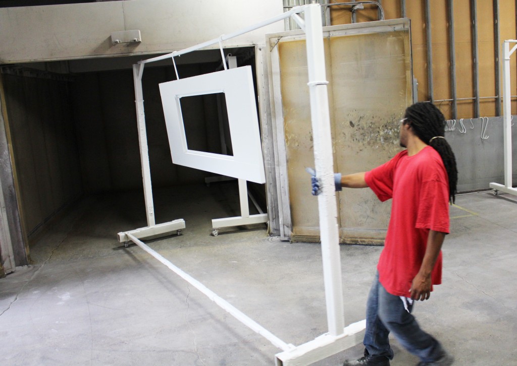 How We Powder Coat Our Spray Booths : Paint-Booths.com