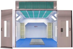 NEW! Heated Full Downdraft Booth. : Paint-Booths.com