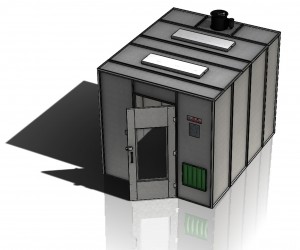 Our Industrial Spark-Proof Room (ISPR) : Paint-Booths.com