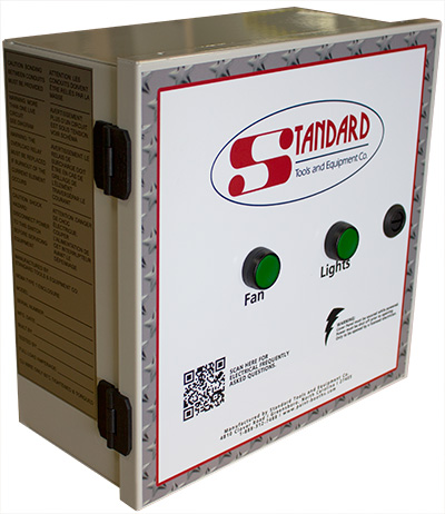 1 Motor/1-Phase Paint Booth Electric Control Panel: Paint Booths